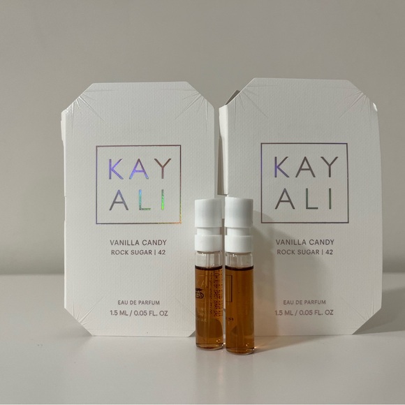 HUDA BEAUTY | Other | 2 Pcs Kayali Vanilla Candy Rock Sugar Sample ...